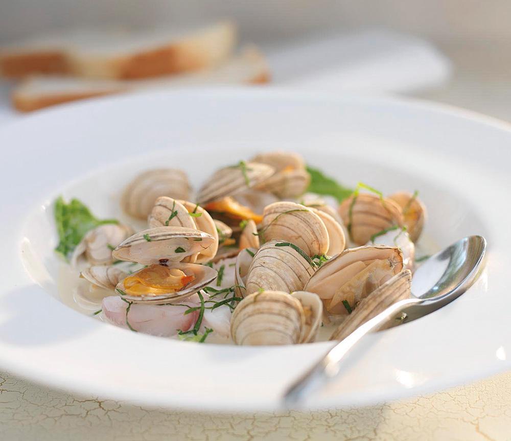 ROAST MONKFISH AND CLAMS | ROX MAGAZINE